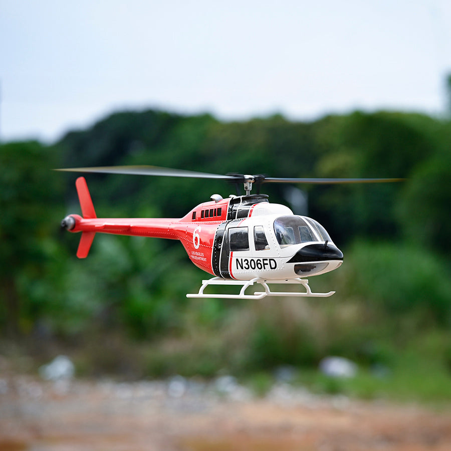 FLY WING Bell 206 V3/V4 Class 470 6CH Brushless Motor GPS Fixed Point ...